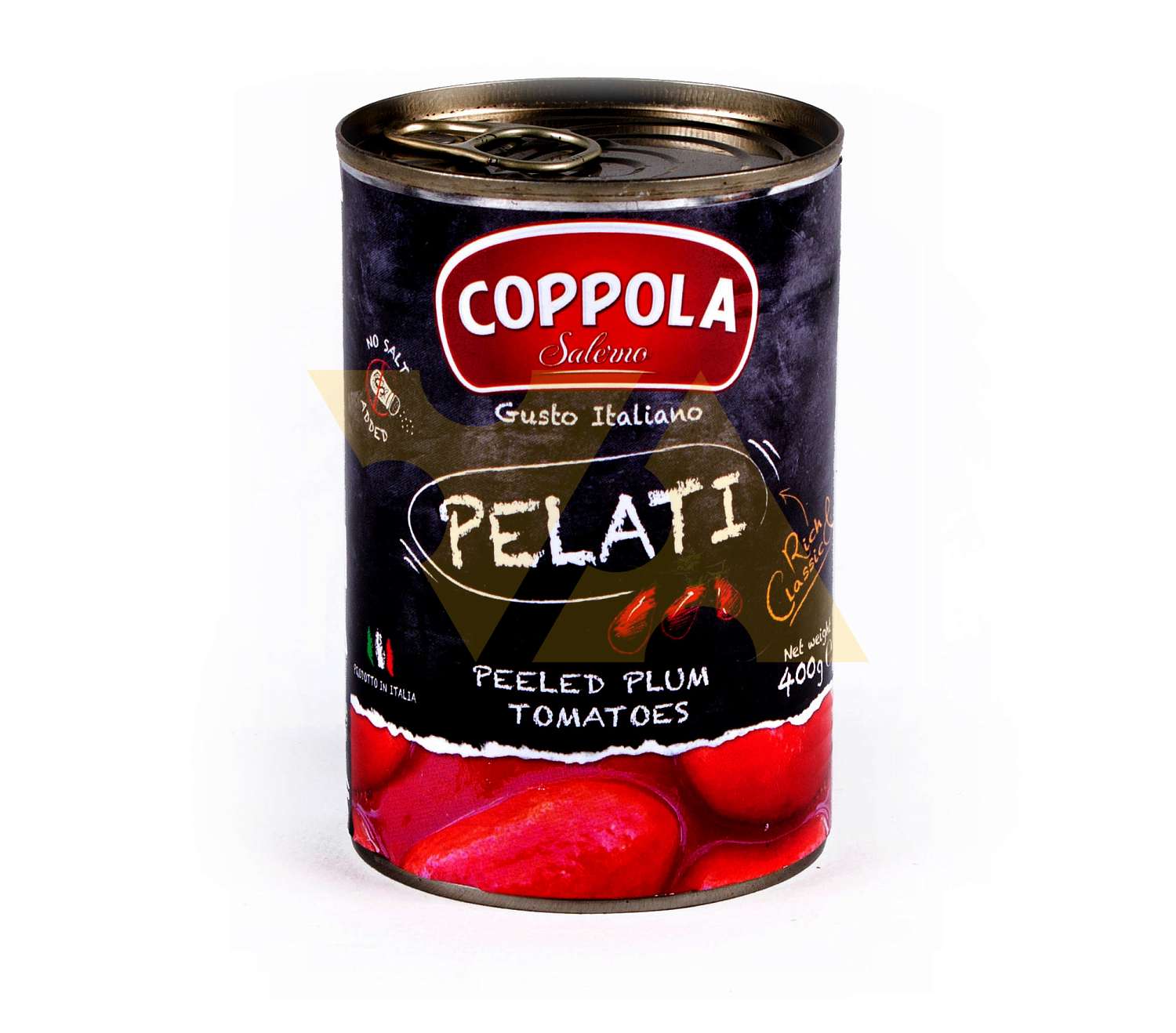 Томаты очищенные Пелати COPPOLA, 0,4 кг/0,24 кг/0,425 л (ж/б) купить с ...