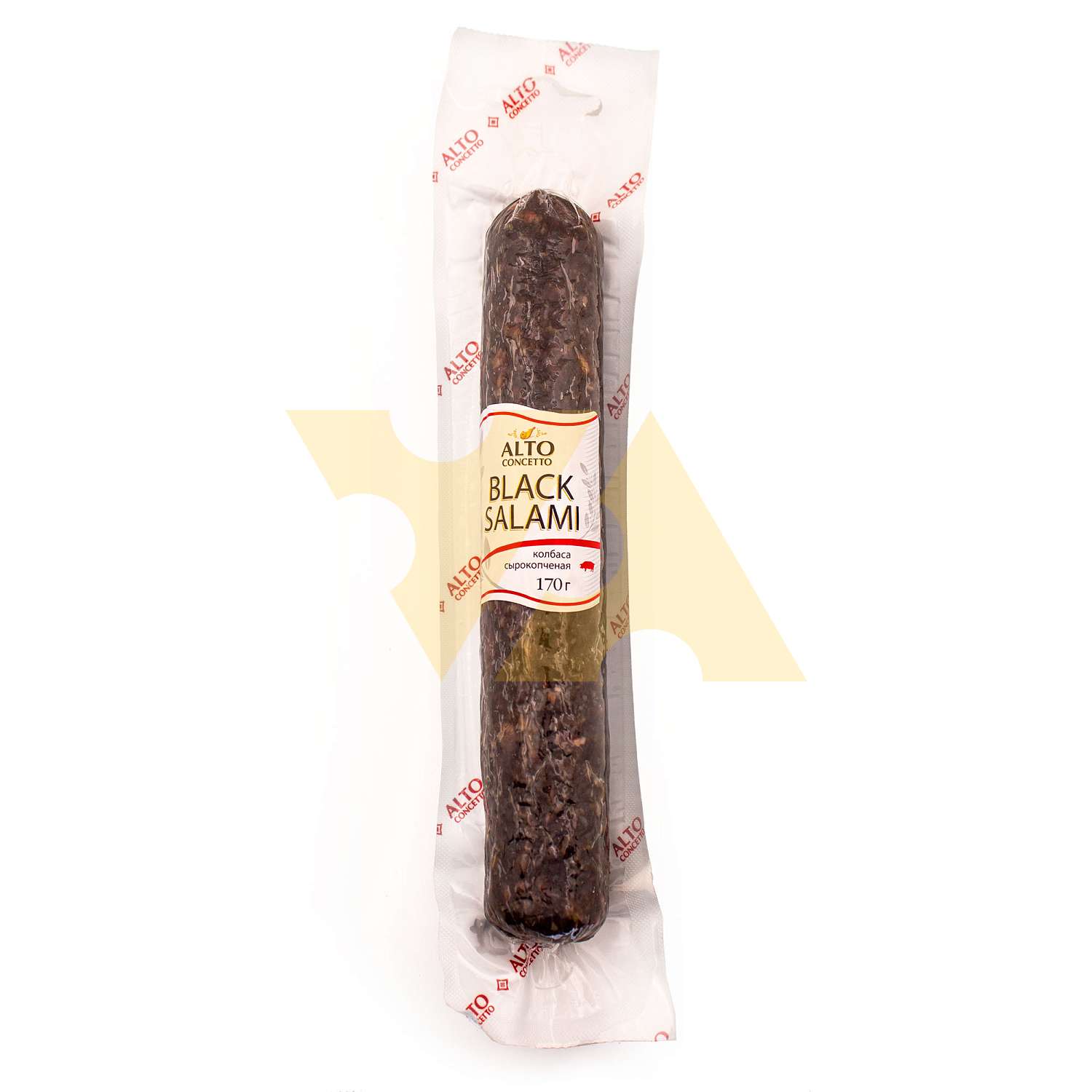 Колбаса сырокопченая «BLACK SALAMI» / БЛЭК САЛЯМИ (батон) 170 гр купить ...